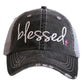 Blessed hats Blessed hot mess Simply blessed Crosses Embroidered distr ...